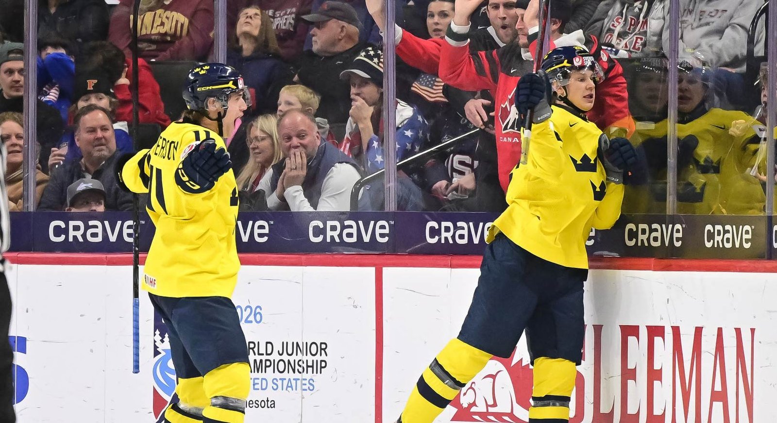 Sweden Spoils USA New Year's Eve Party